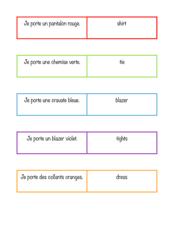 French Dominoes bundle | Teaching Resources