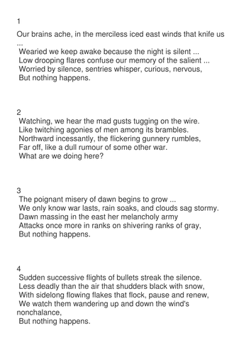 War Horse Scheme of Learning | Teaching Resources