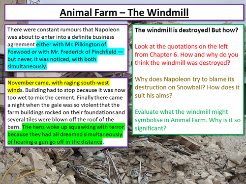 Animal Farm Windmill | Teaching Resources