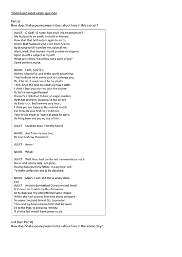 GCSE AQA Literature paper 1 'Romeo and Juliet' bundle | Teaching Resources