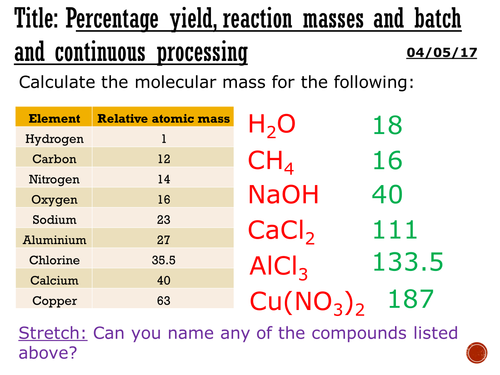 Chemistry revision (C3) - complete lesson (GCSE 1-9) | Teaching Resources