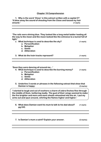 Millions Guided Reading & Comprehension for Y6, 7, 8. | Teaching Resources