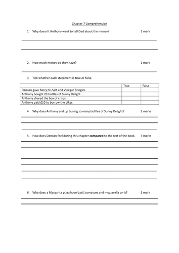 Millions Guided Reading & Comprehension for Y6, 7, 8. | Teaching Resources