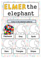 Elmer the Elephant simplified storytelling ppt and activity ideas KS2 ...