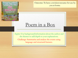 Songs of Ourselves CIE Revision Resource Pack | Teaching Resources