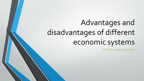 CCEA A Level Economics Advantages and disadvantages of different ...