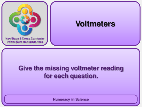 KS3 Cross Curricular Numeracy: Numeracy in Science | Teaching Resources