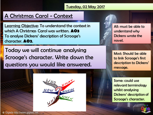 A Christmas Carol Edexcel | Teaching Resources