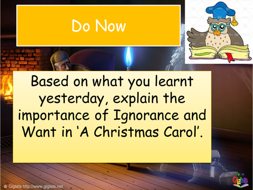 A Christmas Carol Edexcel Teaching Resources