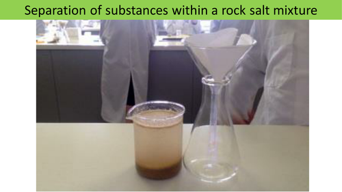 Writing a method on filtrating rock salt | Teaching Resources