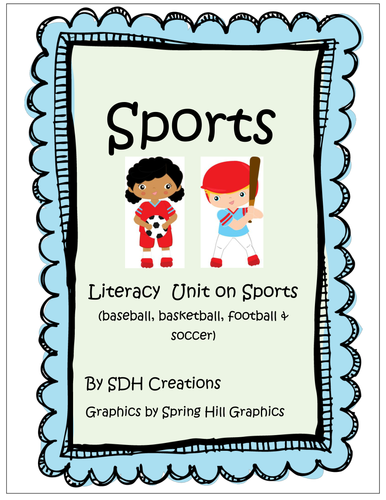 Elementary Sports Literacy Unit | Teaching Resources
