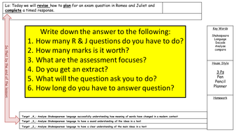 Romeo and Juliet Revision for GCSE- AQA English Literature | Teaching ...