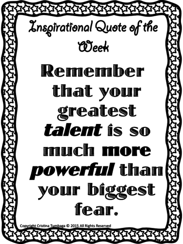 Inspirational Quotes: Making Inferences | Teaching Resources