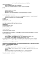 AQA New GCSE Conflict and Tension 1918-1939 End of unit test | Teaching ...