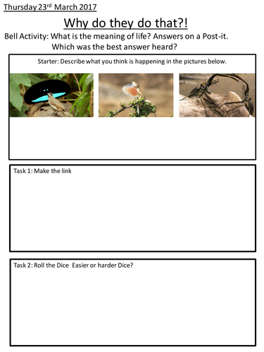 Sexual Selection Mate Choice | Teaching Resources