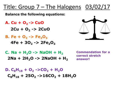 Group 7 (halogens) - complete lesson (GCSE 1-9) | Teaching Resources