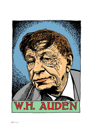 Auden resources | Teaching Resources