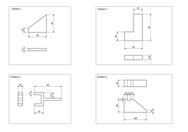 Isometric and Orthographic Conversion Worksheets by Philipajones ...