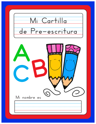Mi Cartilla de Pre-escritura | Teaching Resources