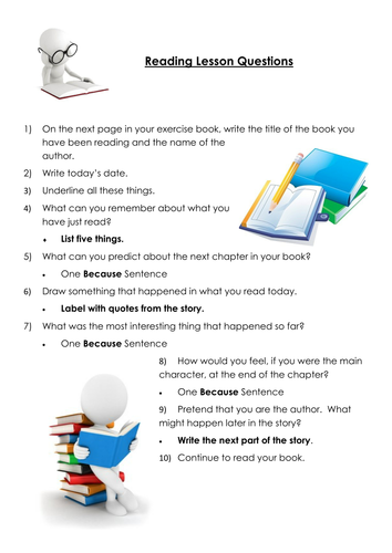 Reading Response activities | Teaching Resources