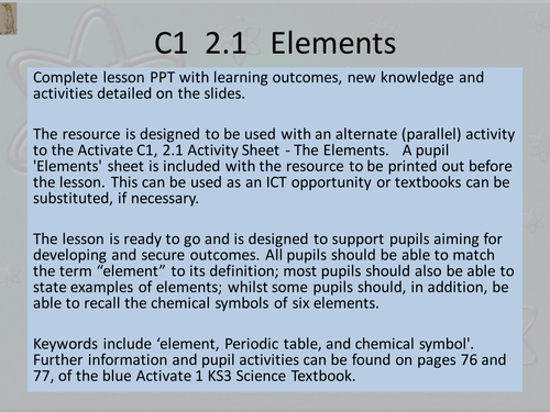 Activate 1: C1 Chapter 2 Lessons | Teaching Resources