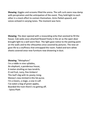 4 lesson sequence on creative writing for KS3 | Teaching Resources