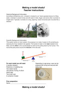 Ancient Egypt Science: making a model shaduf | Teaching Resources