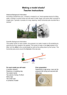 Ancient Egypt Science: making a model shaduf | Teaching Resources