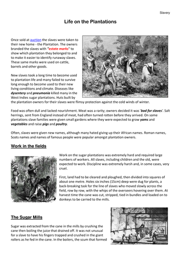 Abolition of slavery (4 / 5 lessons) | Teaching Resources