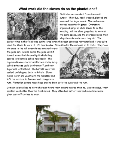 Abolition of slavery (4 / 5 lessons) | Teaching Resources