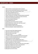 Macbeth Quiz | Teaching Resources
