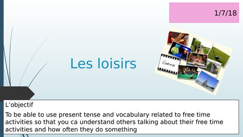Les loisirs 2 new French GCSE AQA | Teaching Resources