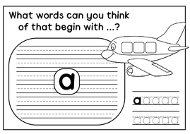 HANDWRITING WORKSHEETS TEACHING RESOURCES ENGLISH WRITING LETTERS b&w ...