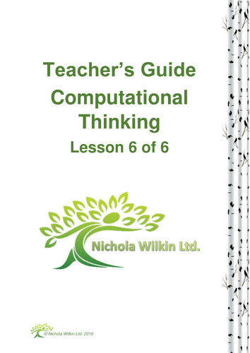 Pseudocode Computational Thinking Lessons Teaching Resources