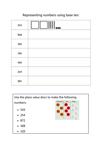 Identify, represent and estimate numbers using different ...