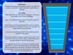 The Chase inspired revision template | Teaching Resources