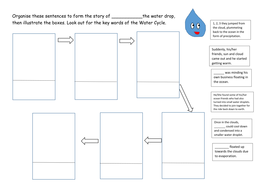 Water Cycle Story Board | Teaching Resources