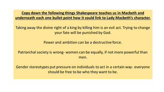 Macbeth Act 5 key scenes, context and characters | Teaching Resources