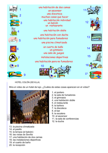 Las vacaciones - holidays | Teaching Resources