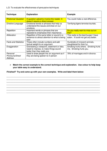 Persuasive Writing - Creating a Leaflet | Teaching Resources Persuasive Writing - Creating a Leaflet | Teaching Resources