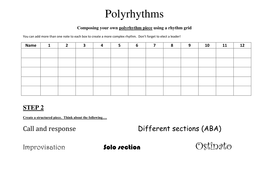 Polyrhythms / African Drumming | Teaching Resources