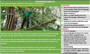 READING PERSUASIVE TEXTS LESSON AND RESOURCES | Teaching Resources