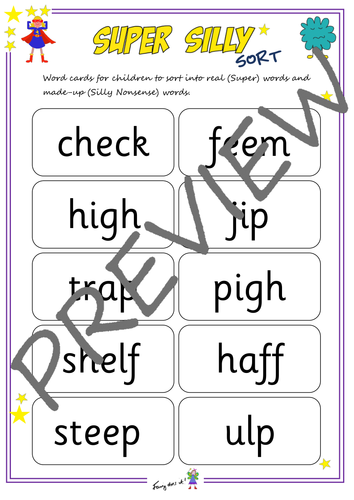 Super Silly Phonics Activities - Phonics Screen Preparation Aid ...