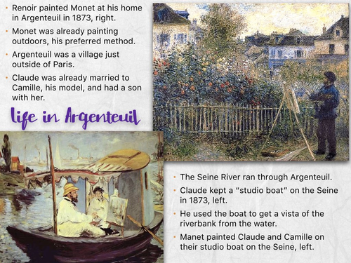 Claude Monet ~ Art History ~ Impression ~ Art ~ 231 Slides | Teaching ...