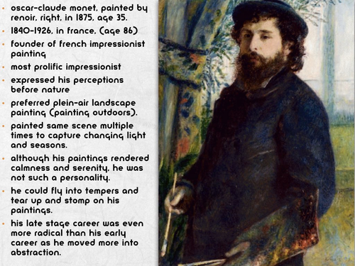 Claude Monet ~ Art History ~ Impression ~ Art ~ 231 Slides | Teaching ...