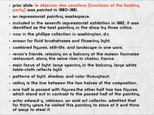 Pierre-Auguste Renoir ~ Impression ~ Art History ~ Art ~ 214 Slides ...