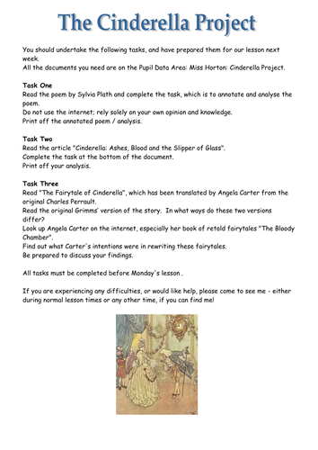 The Cinderella Project | Teaching Resources