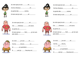 Ma famille - running dictation | Teaching Resources