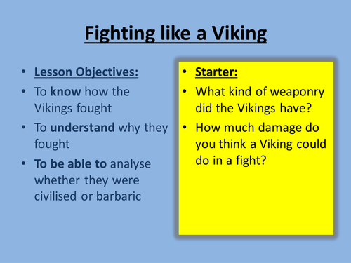 Vikings at War | Teaching Resources