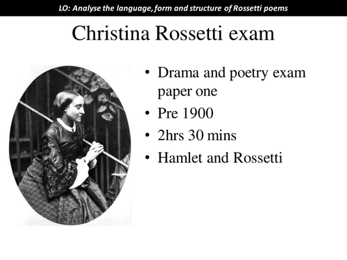 Christina Rossetti introduction to revision | Teaching Resources Christina Rossetti introduction to revision | Teaching Resources